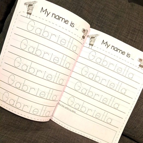 Other | Gabriella Learning How To Write Your Name Book | Poshmark